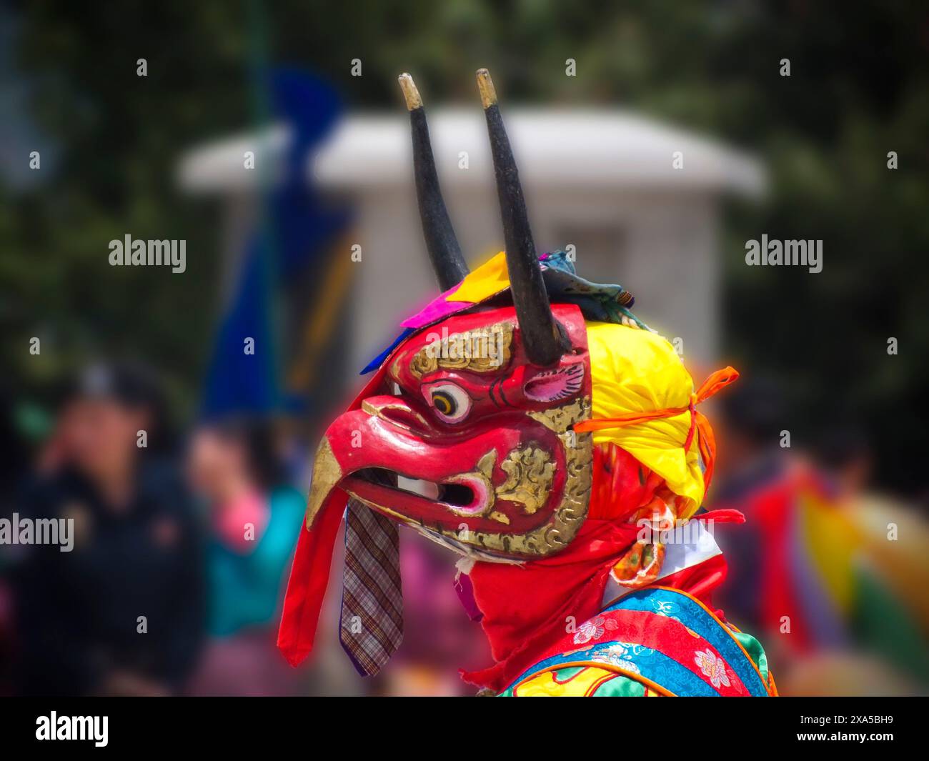 A Traditional Mask dance Mask Stock Photo - Alamy