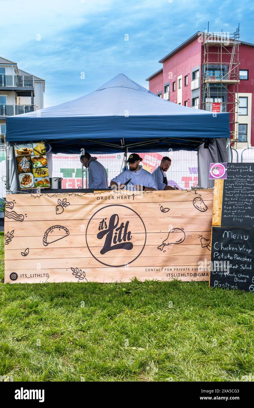 ItsLith street food stall at the Cornwall Street Food festival in ...