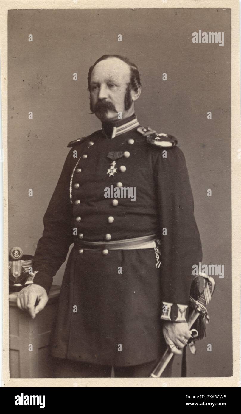 Swedish Officer Captain by Johannes Jaeger, ca 1865 Stock Photo - Alamy
