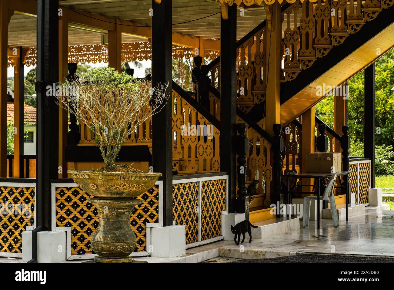 The Royal Museum Palace in royal town Kuala Kangsar is a traditional ...