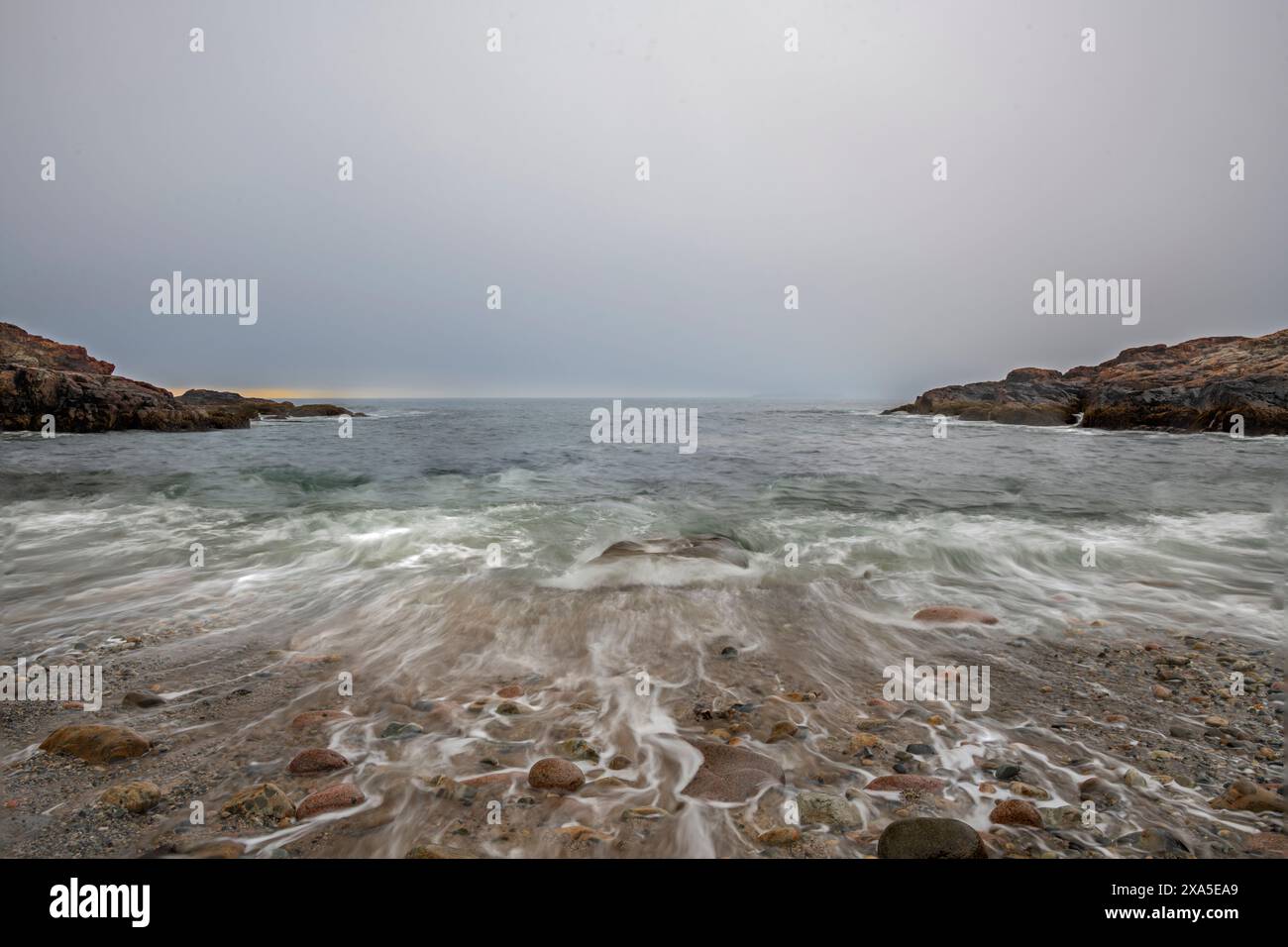 Little Hunters Beach, Acadia National Park, Maine. October Stock Photo ...