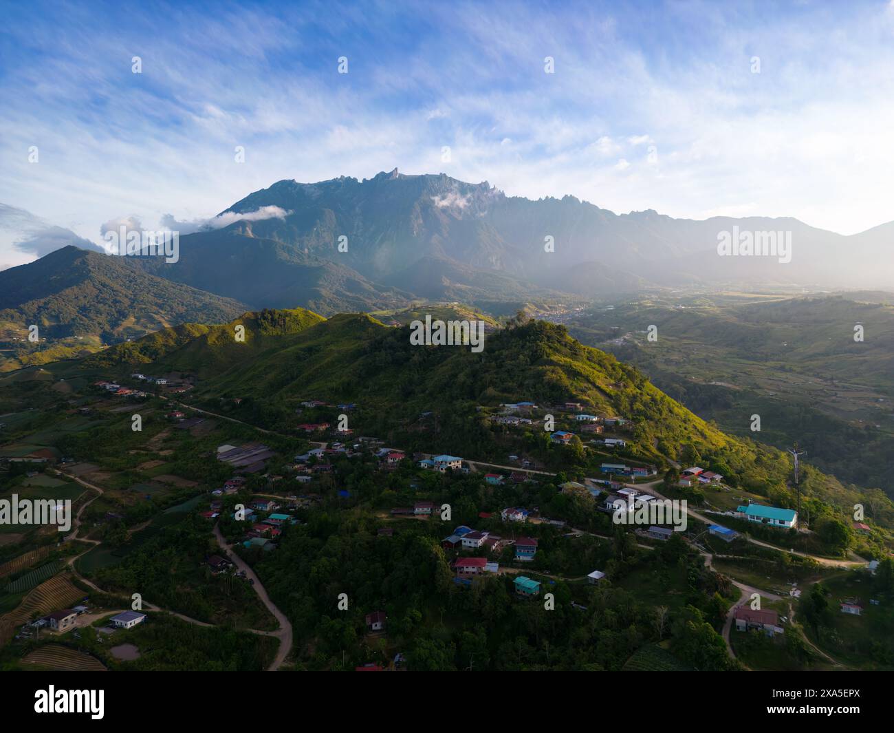 Kinabalu aerial hi-res stock photography and images - Alamy