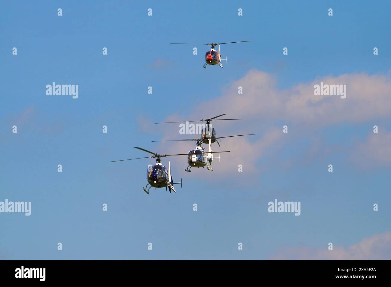Gazelle Squadron Display Team displays at the Military Air Show ...