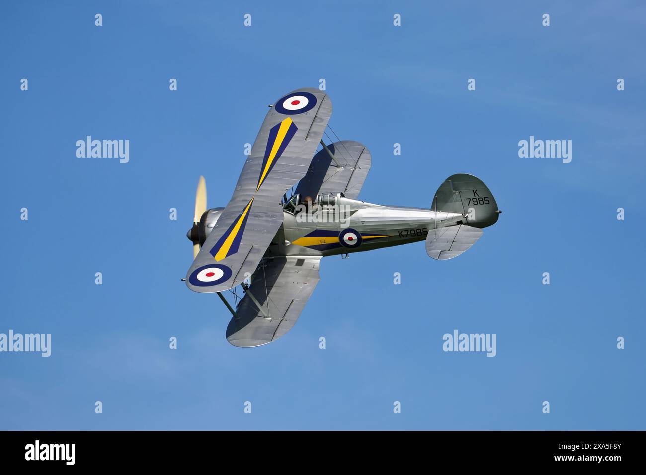 Gloster Gladiator Mk 1displays at the Military Air Show Shuttleworth ...