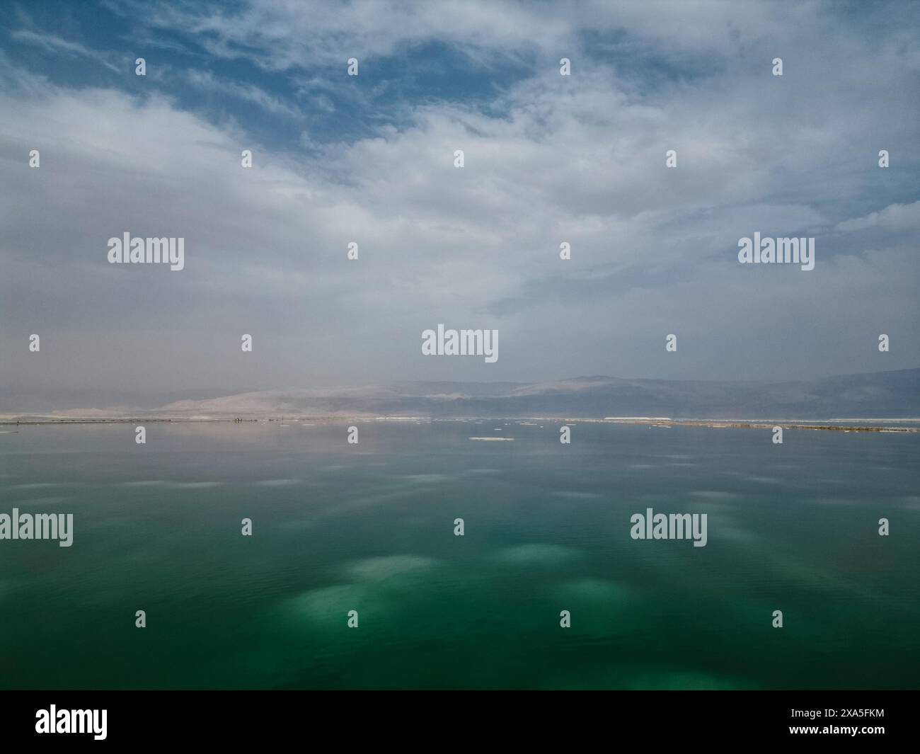 aerial view of the dead sea landscape Stock Photo - Alamy