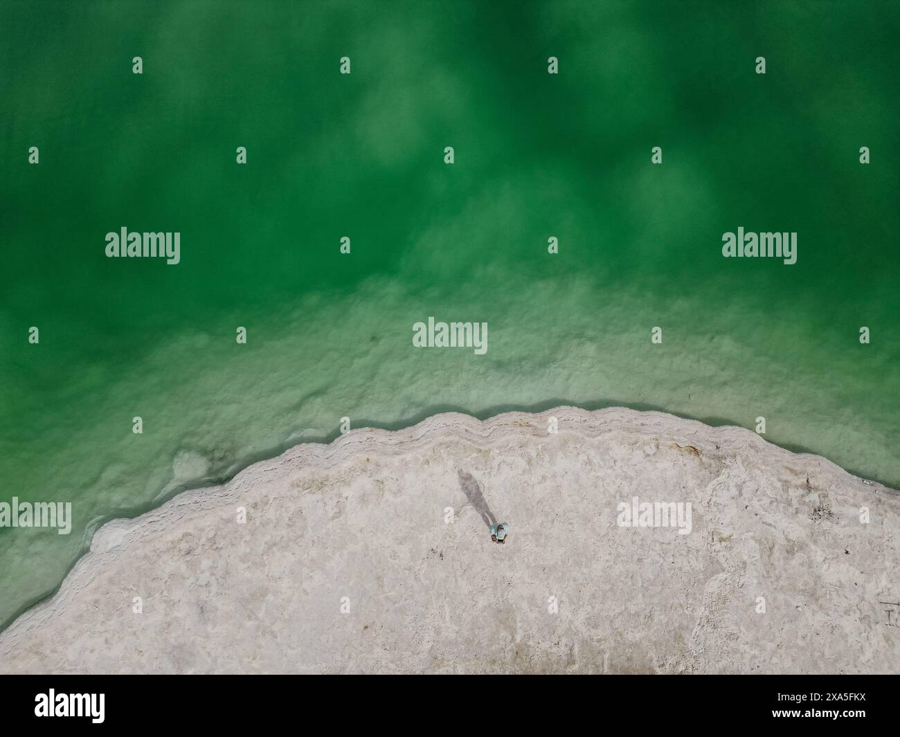 aerial view of the dead sea Stock Photo - Alamy