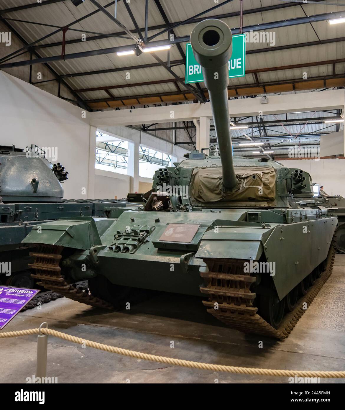 Centurion Tank at Museum of Armored Vehicles in Saumur, France Stock ...
