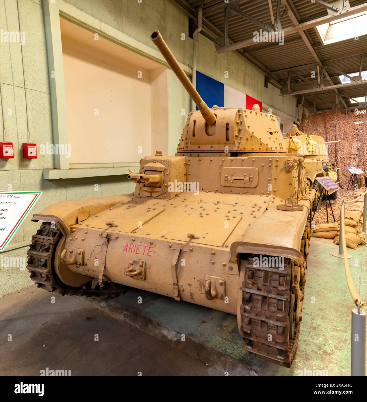 Carro Armato M13/40 Tank at Museum of Armored Vehicles in Saumur ...