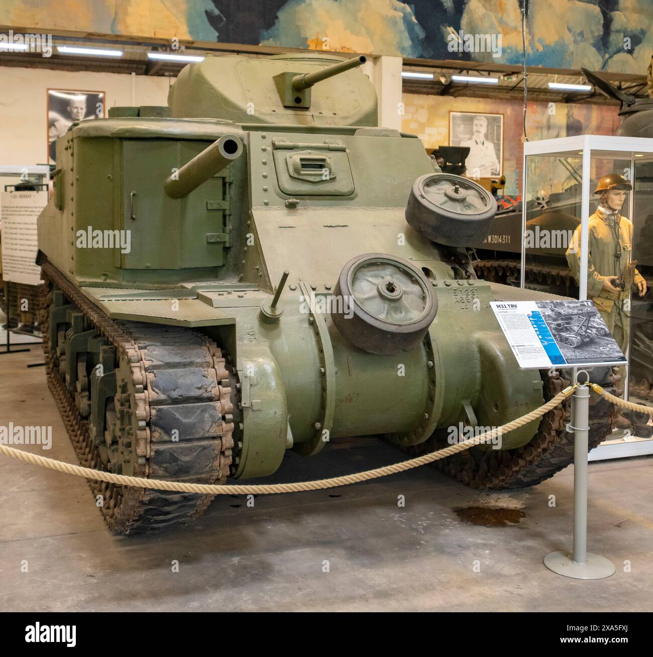 M31 TRV at Museum of Armored Vehicles in Saumur, France Stock Photo - Alamy