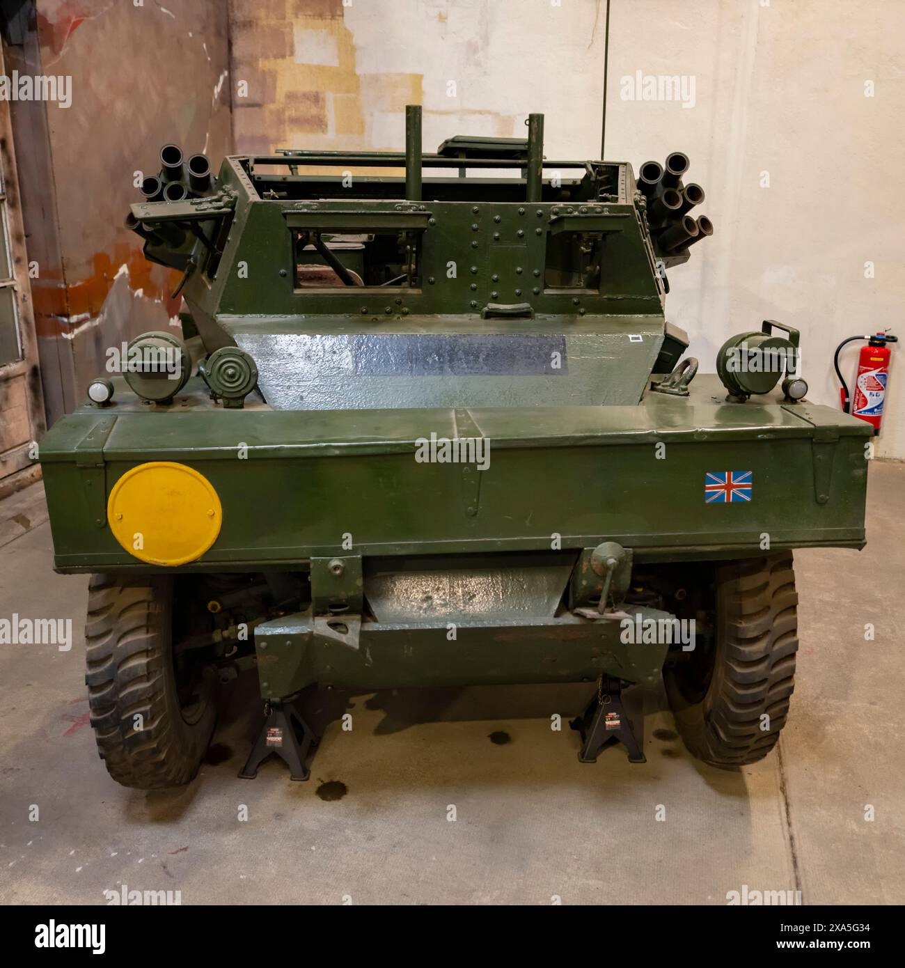 Daimler Dingo Scout Car at Museum of Armored Vehicles in Saumur, France ...