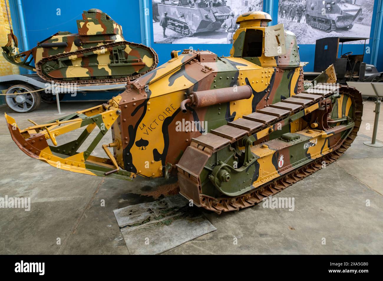 Char Renault FT Tank at Museum of Armored Vehicles in Saumur, France ...