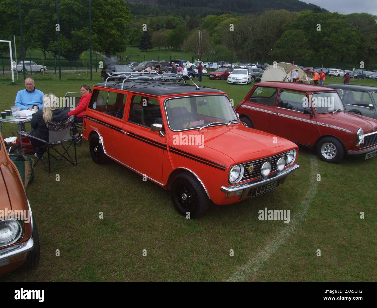 A vintage car exhibition at Donard Park, Newcastle 2024 Stock Photo - Alamy