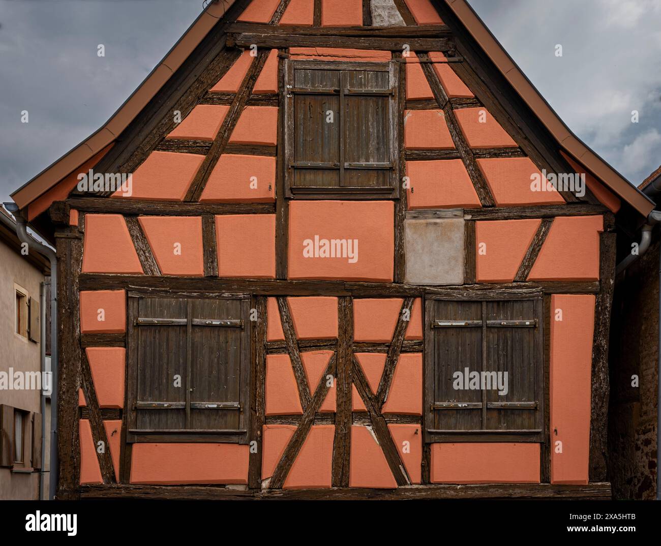 Typical alsacian village hi-res stock photography and images - Alamy