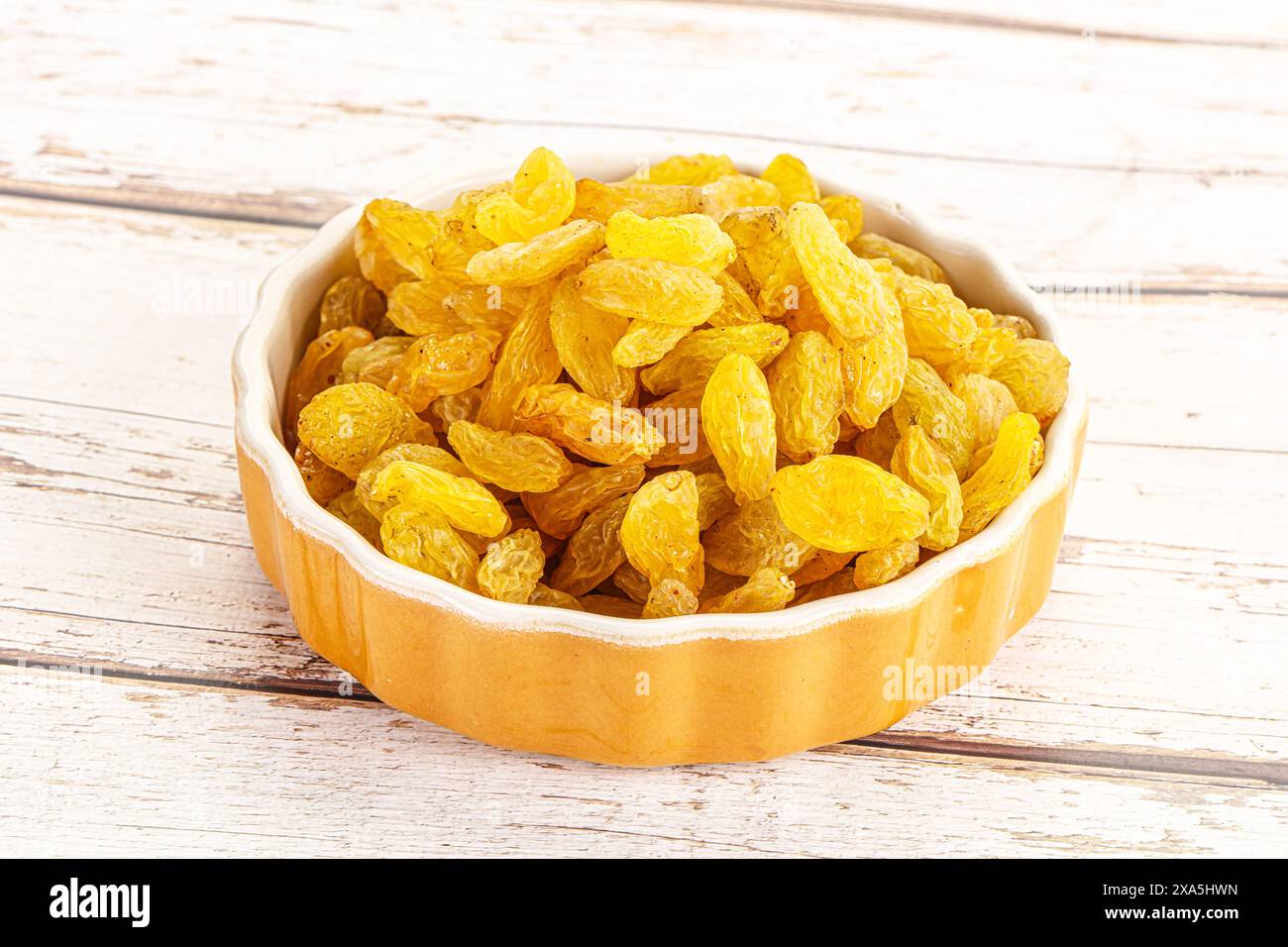 Yellow raisin - dry grape sweet berries Stock Photo - Alamy