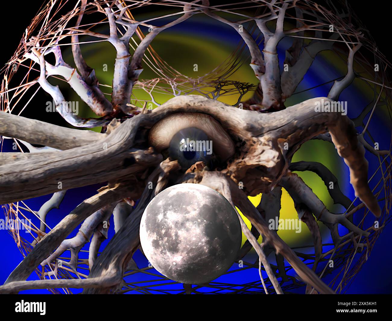 Fantasy visionary art brain hi-res stock photography and images - Alamy