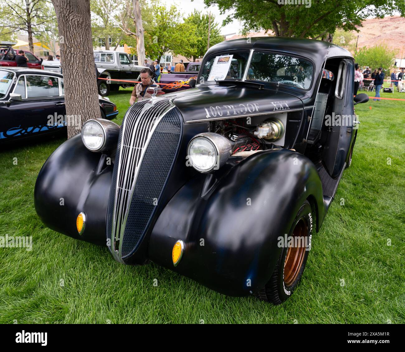 Modified 1936 Hudson Terraplane in the Moab Rotary Car Show in Moab ...