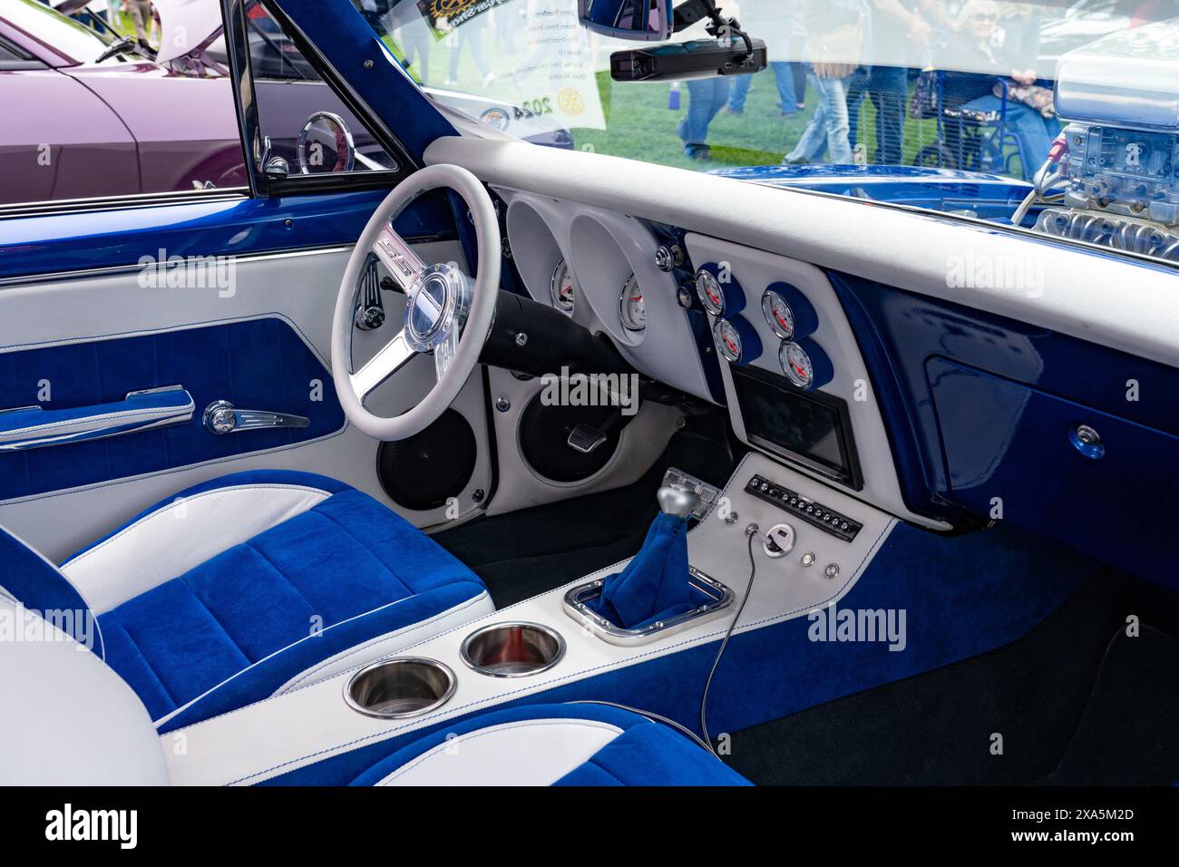 Modified 1967 Chevy Camaro Super Sport muscle car in the Moab Rotary ...