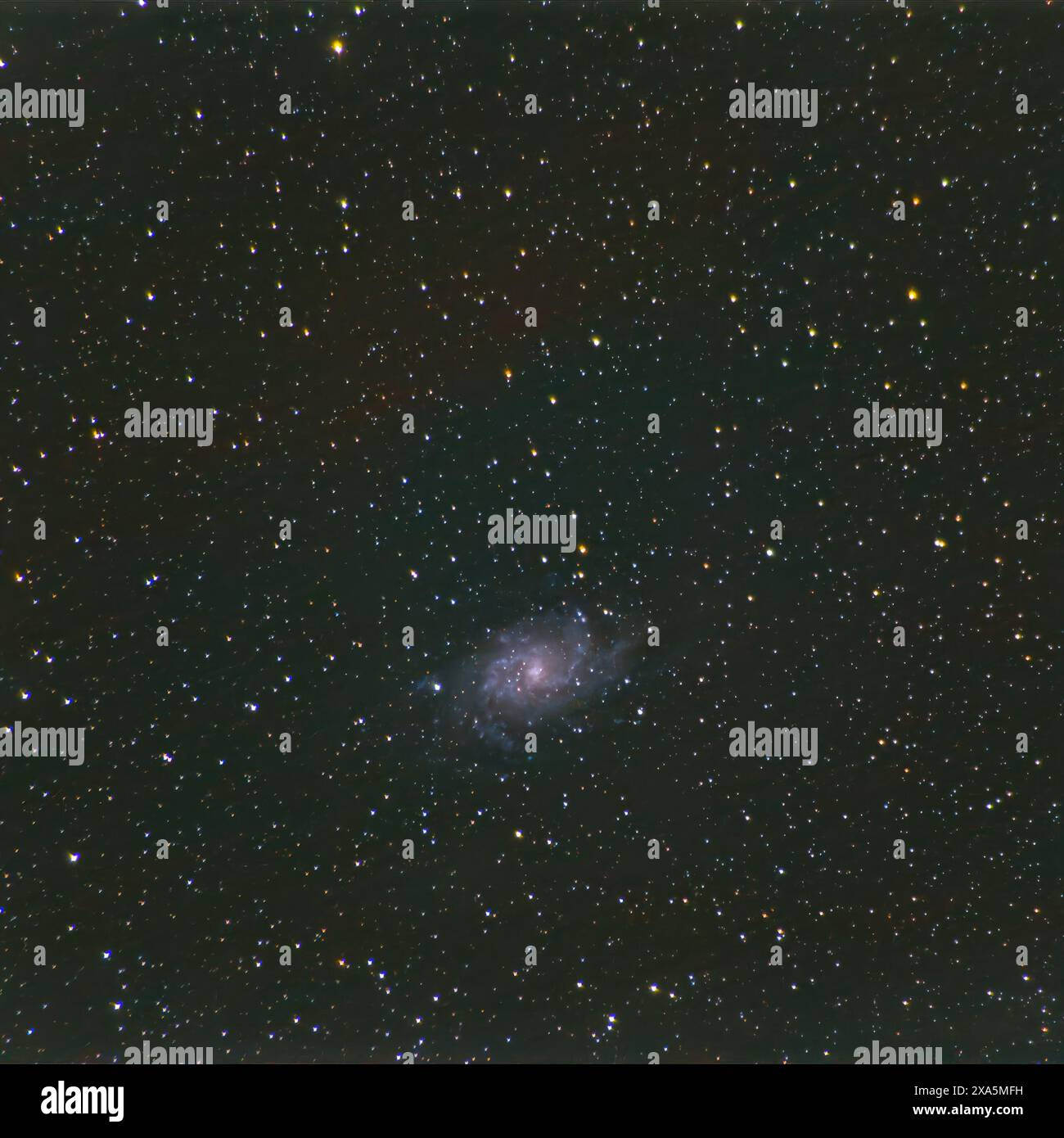 A Triangulum galaxy with stars Stock Photo - Alamy