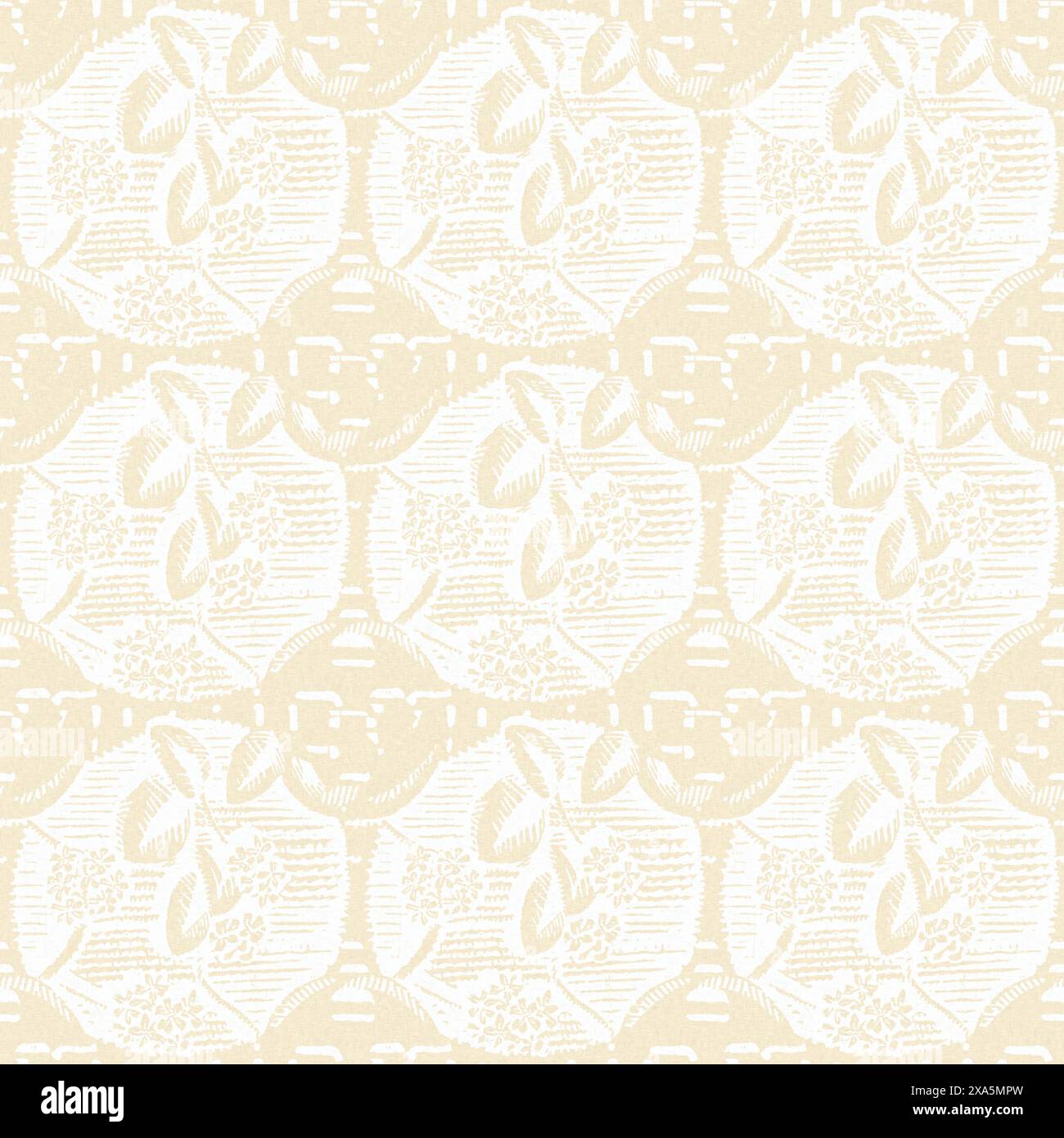 Modern white on cream lace effect wedding background texture. Soft ...