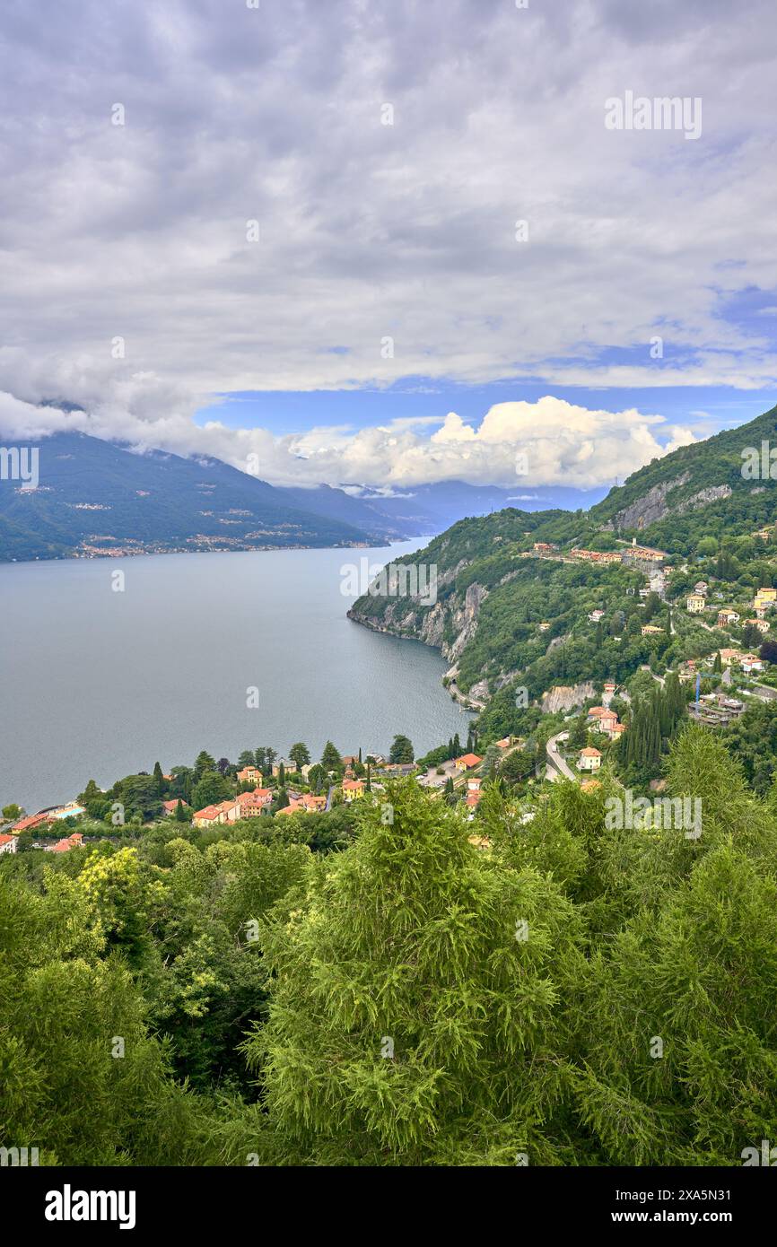 Charming lakeside village nestled hi-res stock photography and images ...
