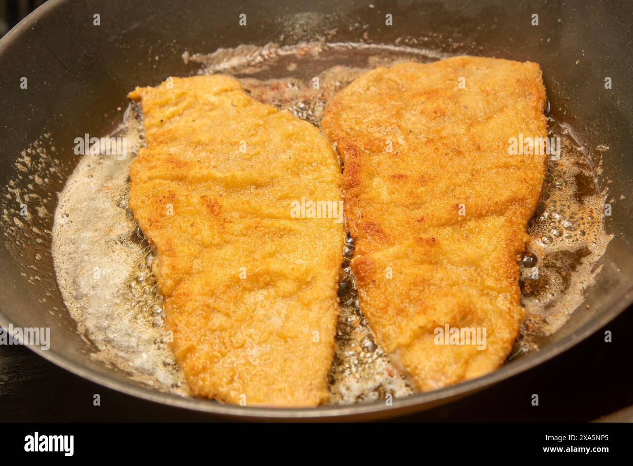 Schnitzel with side dish hi-res stock photography and images - Alamy