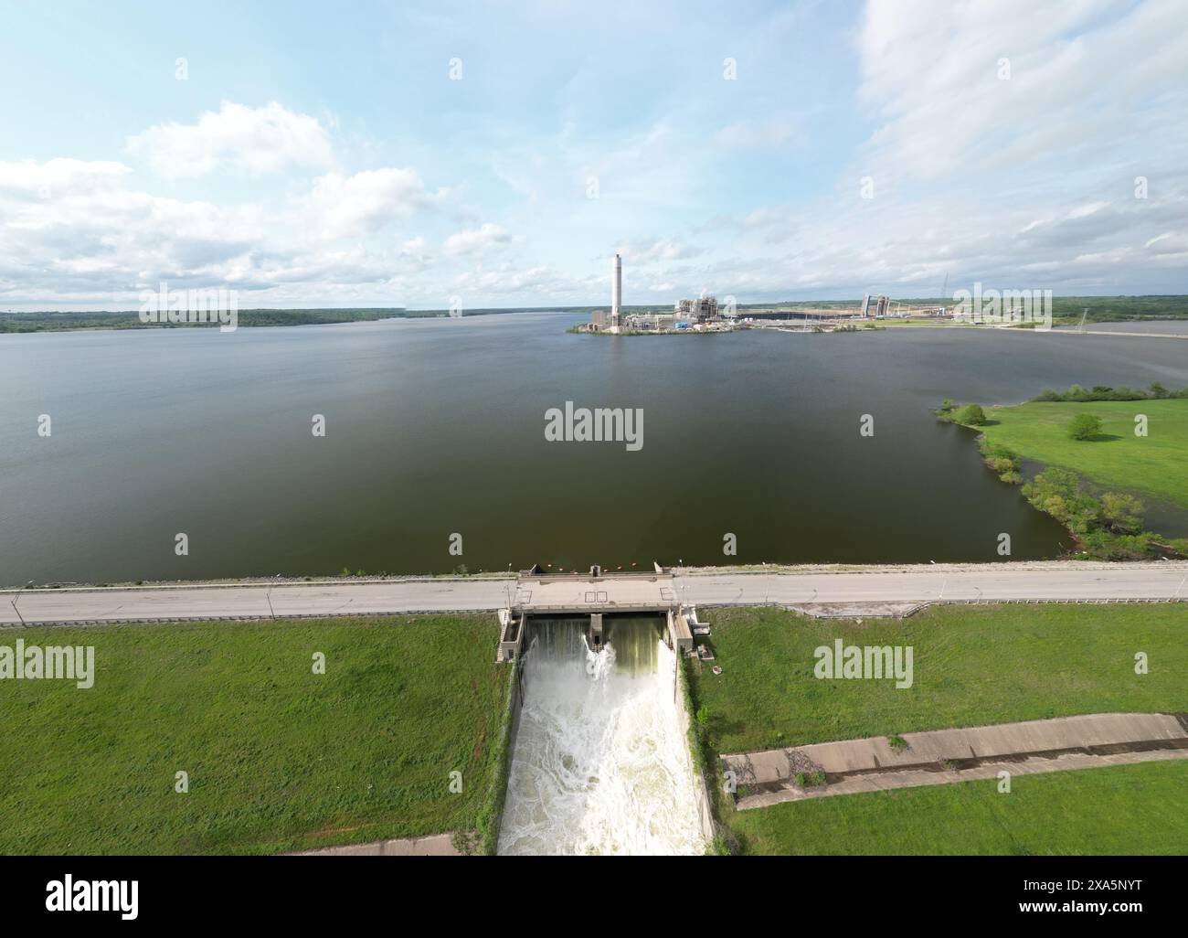 Aerial descending scenic view cascade hi-res stock photography and ...