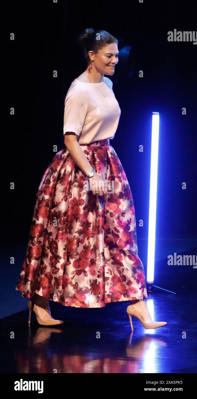 Stockholm, Sweden. 04th June, 2024. Crown Princess Victoria of Sweden ...