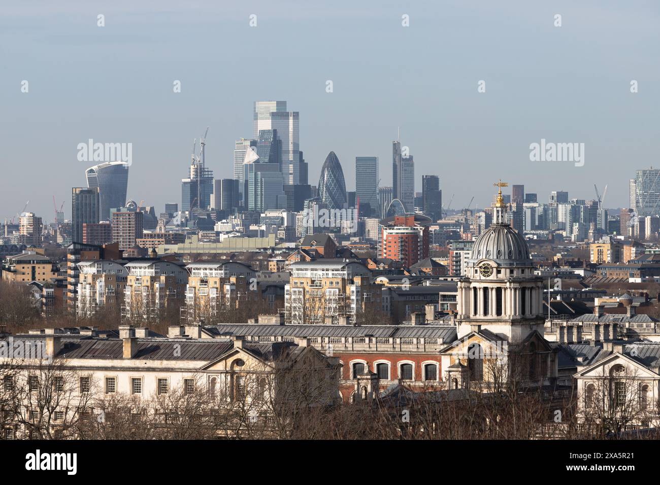 The iconic London skyline with famous landmarks Stock Photo - Alamy