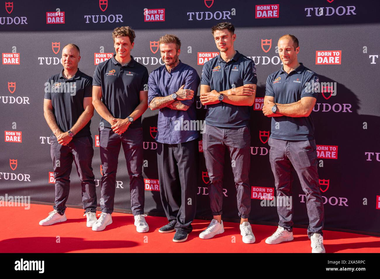 Barcelona , Spain. 04th June, 2024. Former soccerplayer David Beckham ...