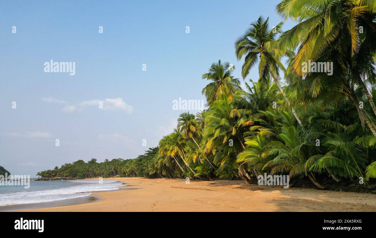 Clear, empty ocean at a serene beach in Brazil Stock Photo - Alamy