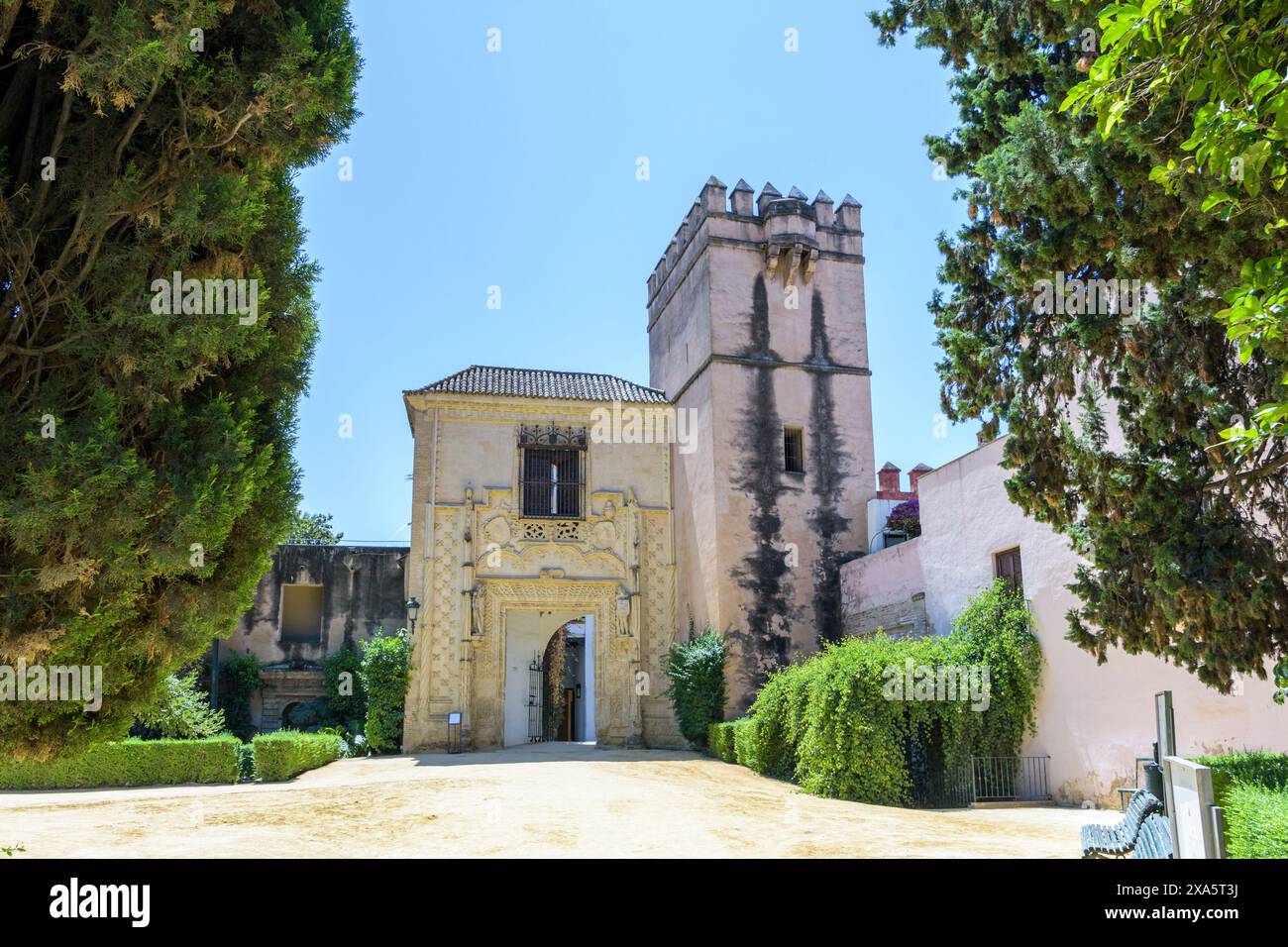Lush Gardens of Real Alcazar in Andalucia, Spain Stock Photo - Alamy