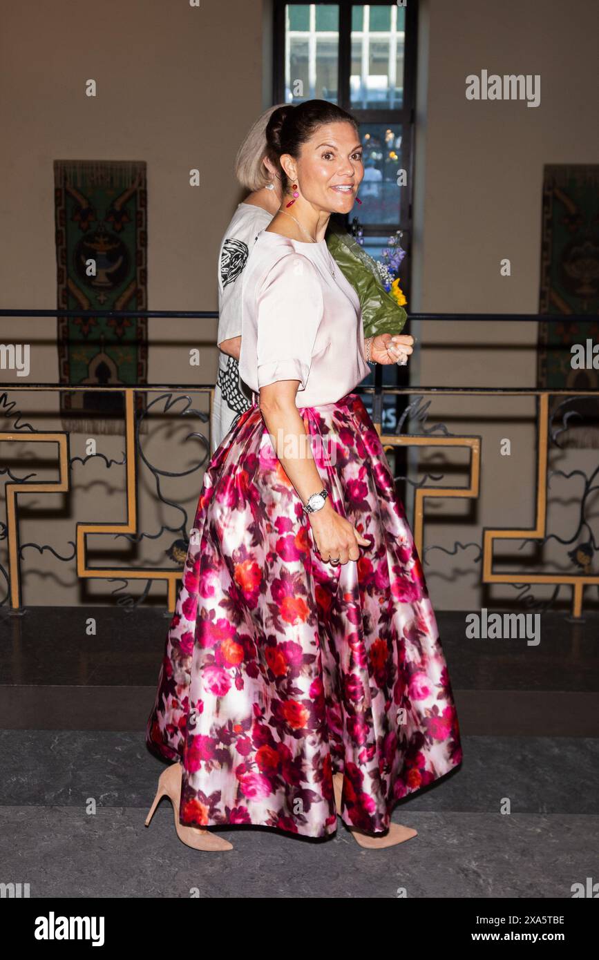 Stockholm, Sweden. 04th June, 2024. Crown Princess Victoria of Sweden ...