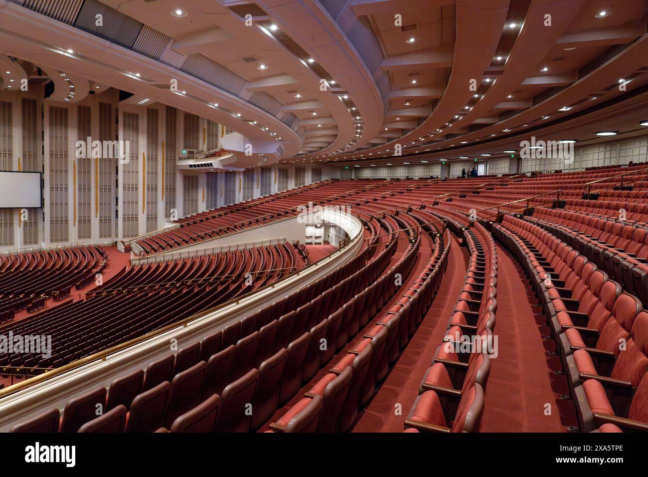 Main auditorium of the Conference Center, part of the world headquarters complex of the Church ...