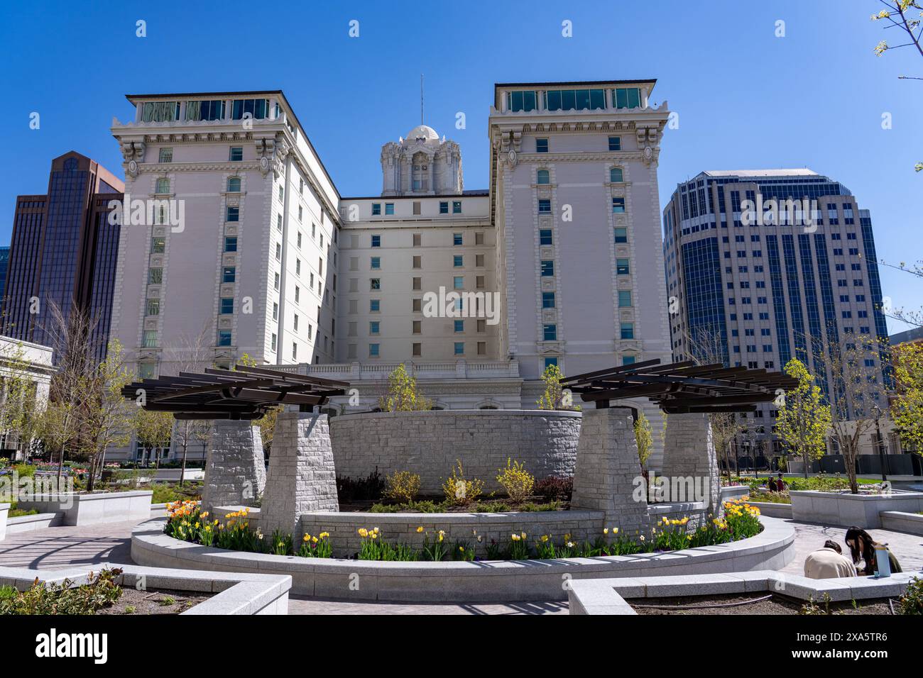 The Joseph Smith Memorial Building, part of the world headquarters complex of the Church of ...