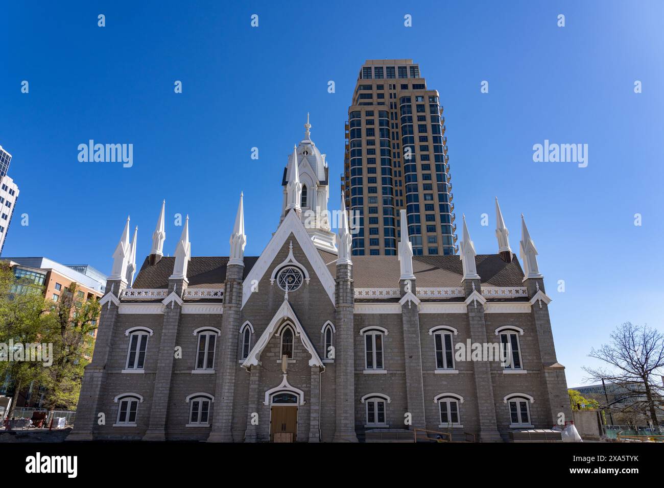 The Salt Lake Assembly Hall was built in Victorian Gothic Revival style ...