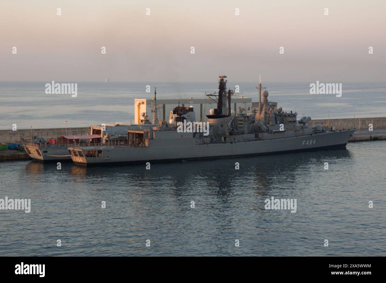 Greek frigate HS Kanaris F464, previously Dutch warship HNLMS Jan van ...