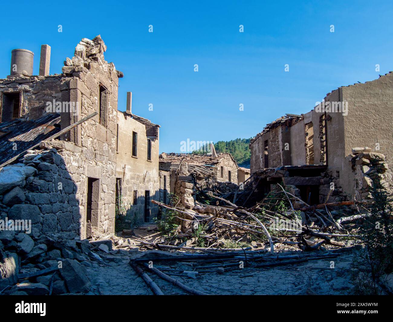 Remains ancient structure in hi-res stock photography and images - Alamy