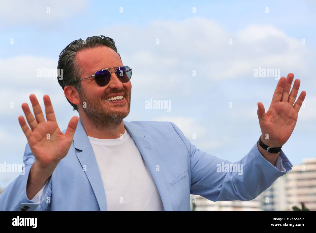 Cannes, France. 18th May, 2024. Director Emanuel Parvu at the Three ...