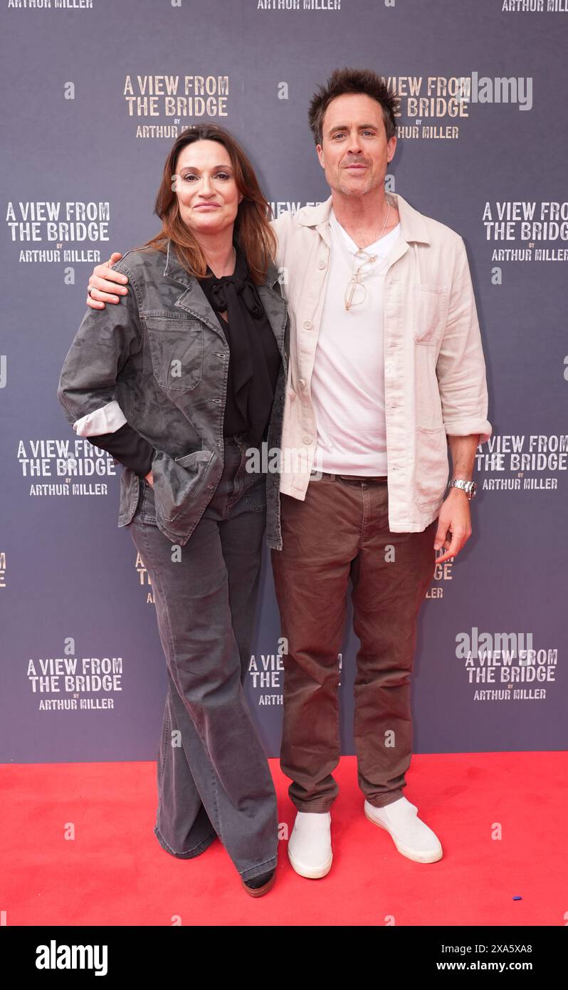 Sarah Parish and James Murray arrive for the opening night of A View ...