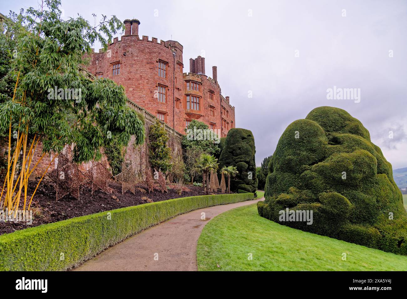 Famous Powis Castle and Garden, near Welshpool - 7th of January 2024 ...