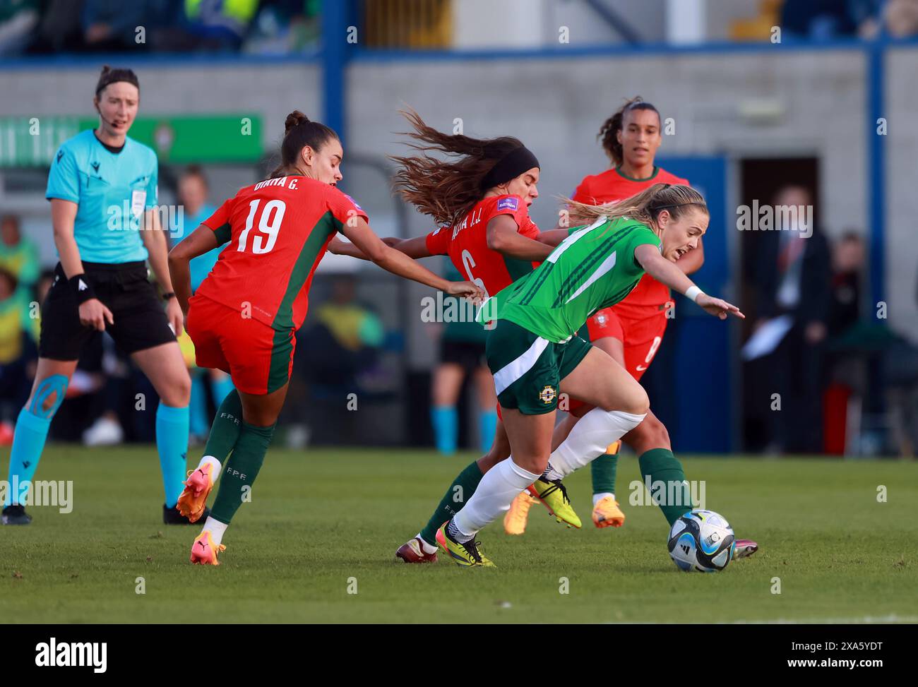 Northern Ireland's Simone Magill in action during the UEFA Women's Euro ...