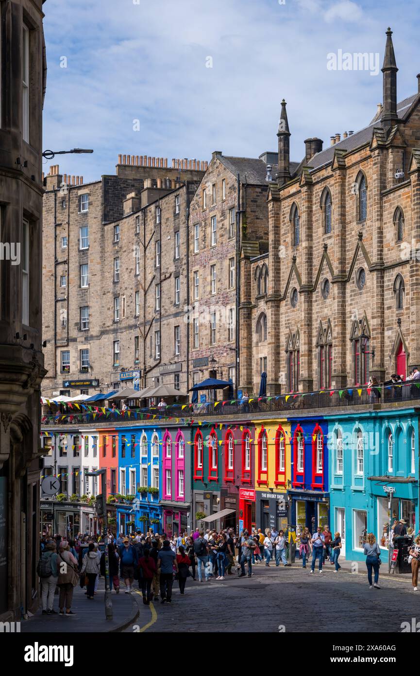Beautiful grassmarket in edinburgh hi-res stock photography and images ...