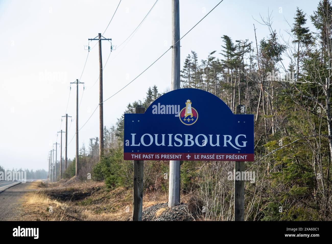 Welcome to nova scotia sign hi-res stock photography and images - Alamy