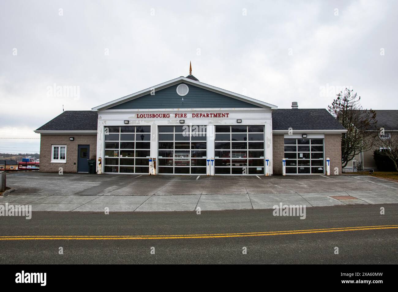 Fire department in Louisbourg, Nova Scotia, Canada Stock Photo - Alamy