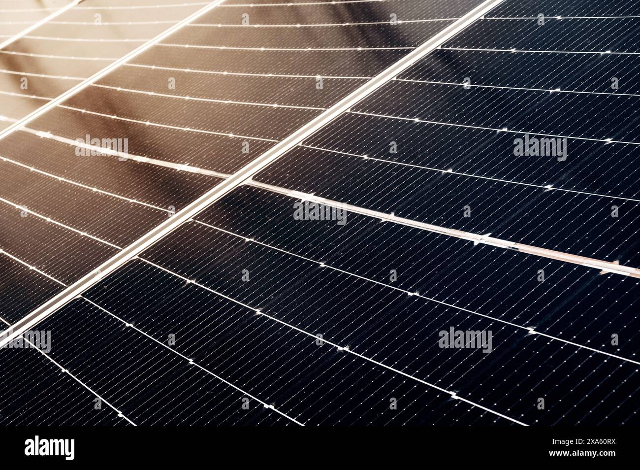 texture of elements of a modern black solar panel close-up. Renewable ...