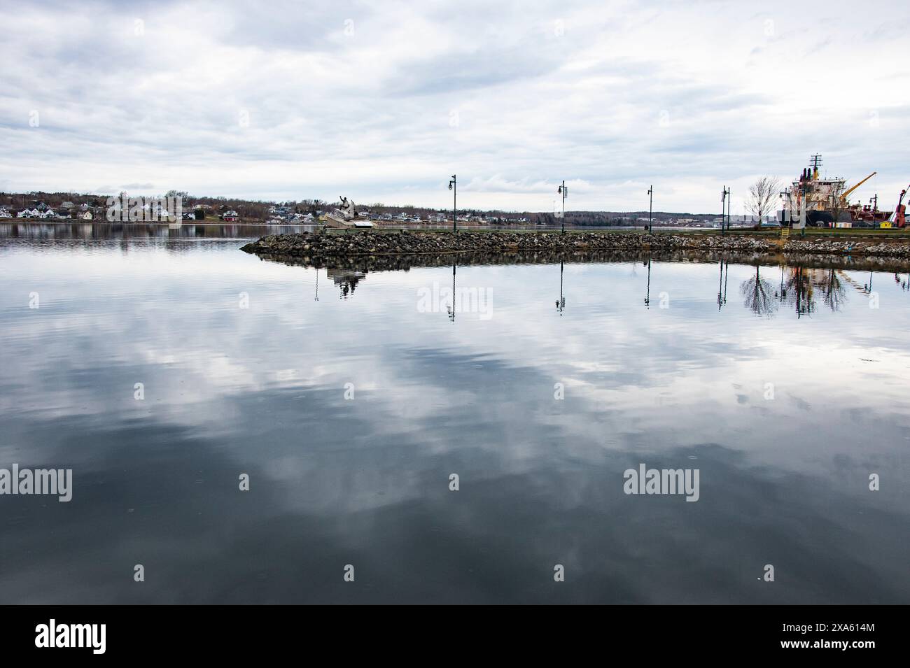 Waterfront in Sydney, Nova Scotia, Canada Stock Photo - Alamy