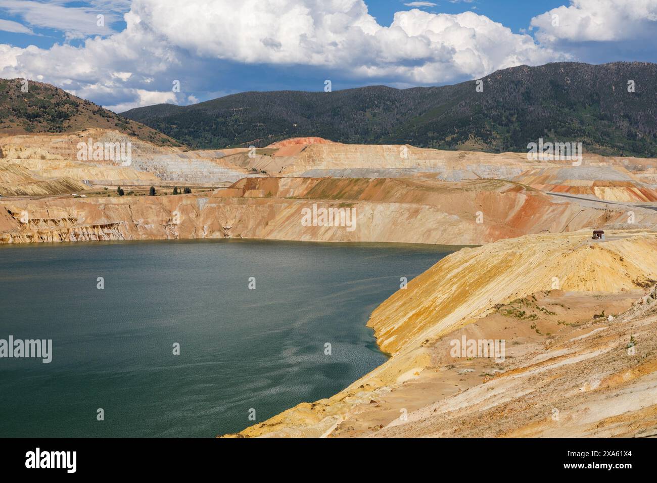Berkley Pit, Butte, Montana, USA Stock Photo - Alamy