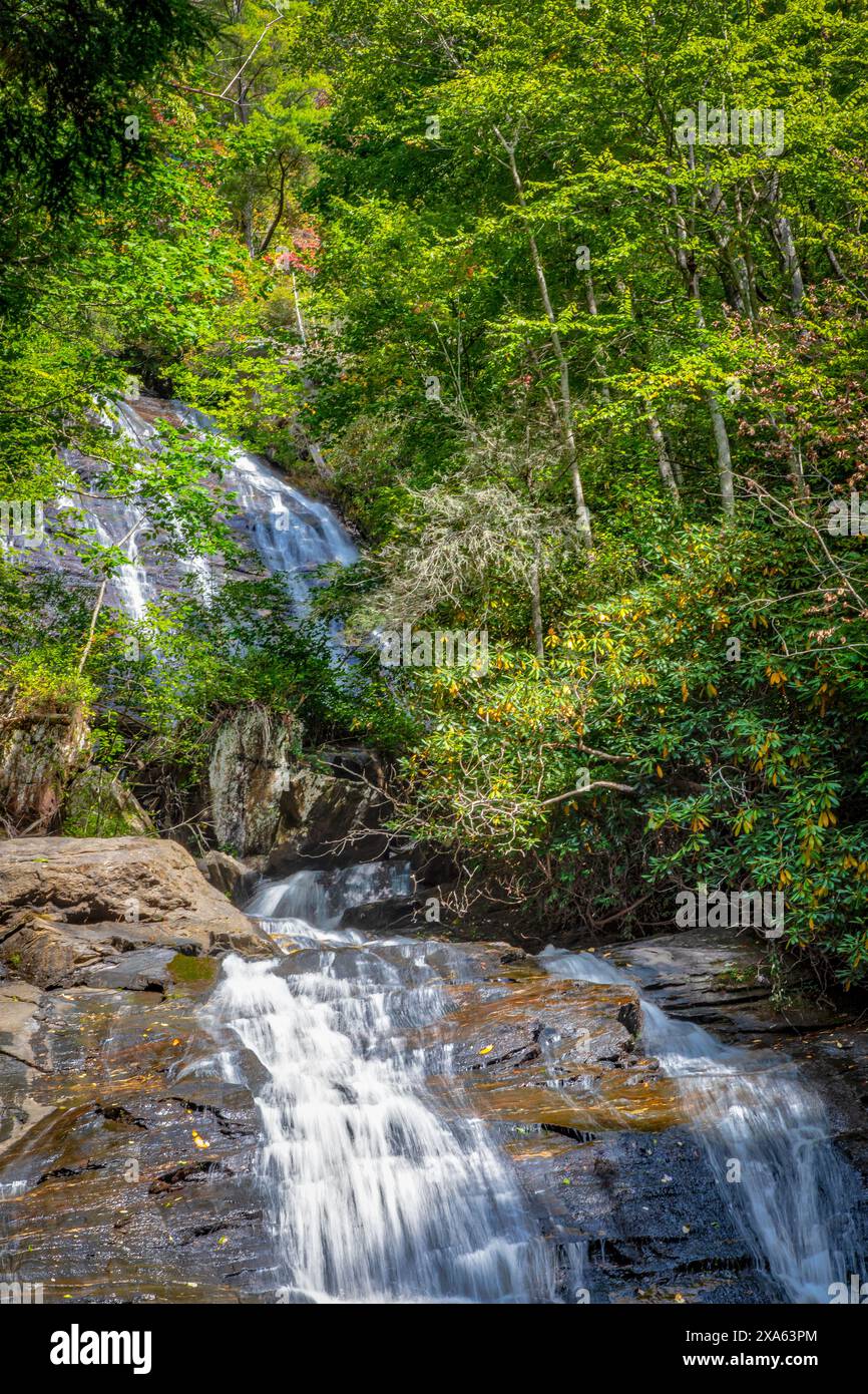 Anna Ruby Falls Stock Photo - Alamy
