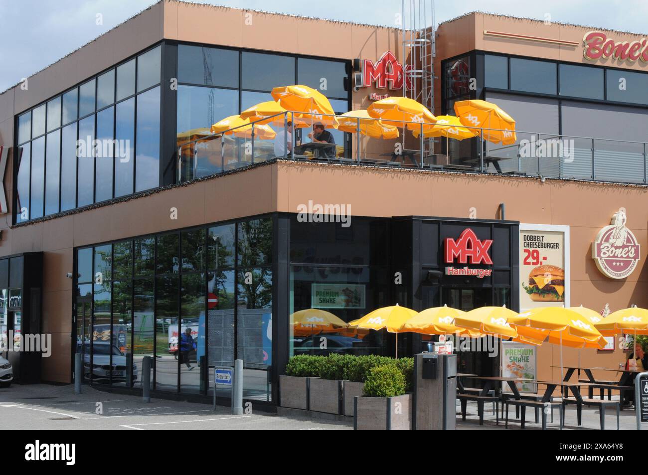 Copenhagen/ Denmark/04 jUNE 2024/Max hamburger restaurant in danish ...