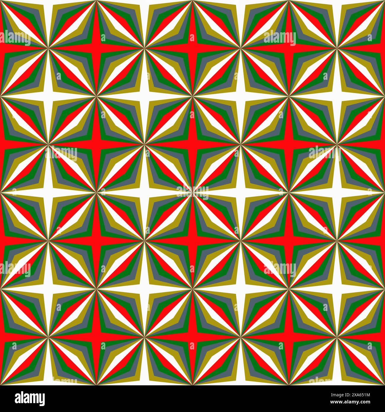 Abstract stars and stripes pattern on green backdrop Stock Photo - Alamy